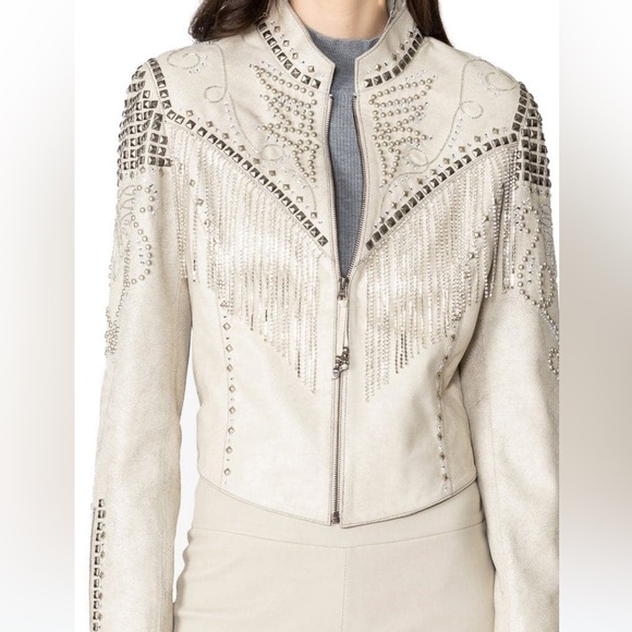 Double D Ranch | Jackets & Coats | Double D Ranch Ivory Iced Crystal ...